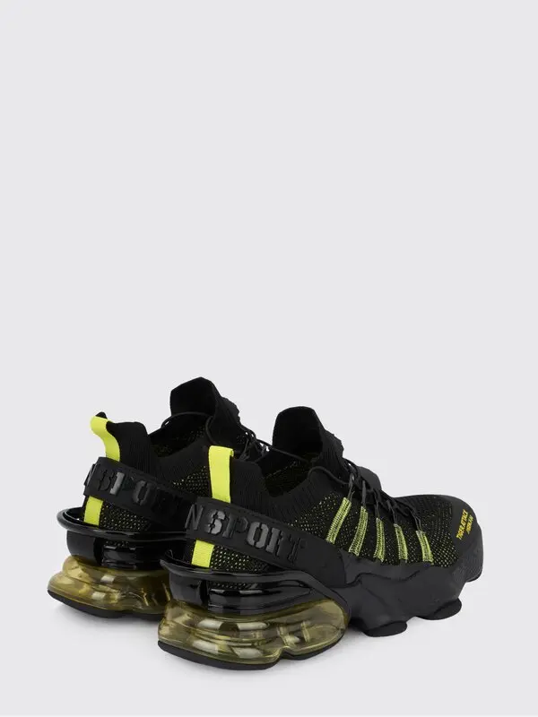 PLEIN SPORT Mesh And Rubber Sneakers - Black