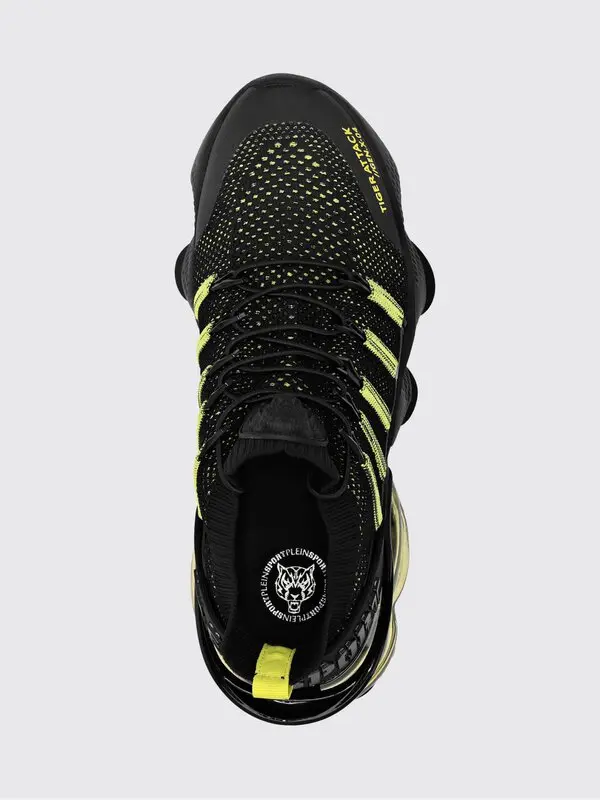 PLEIN SPORT Mesh And Rubber Sneakers - Black