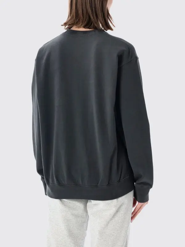 SPORTY & RICH Crewneck Sweatshirt With Logo Print