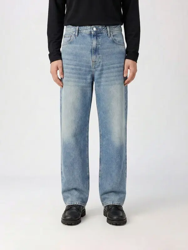 HAIKURE Bleached Denim 5-pocket Jeans