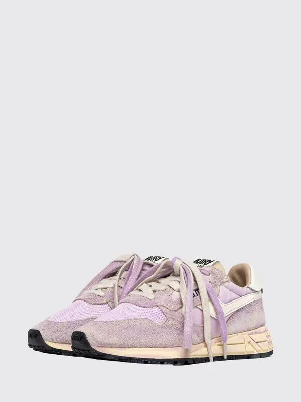 AUTRY Reelwind Super Vintage Suede And Mesh Sneakers With Charms