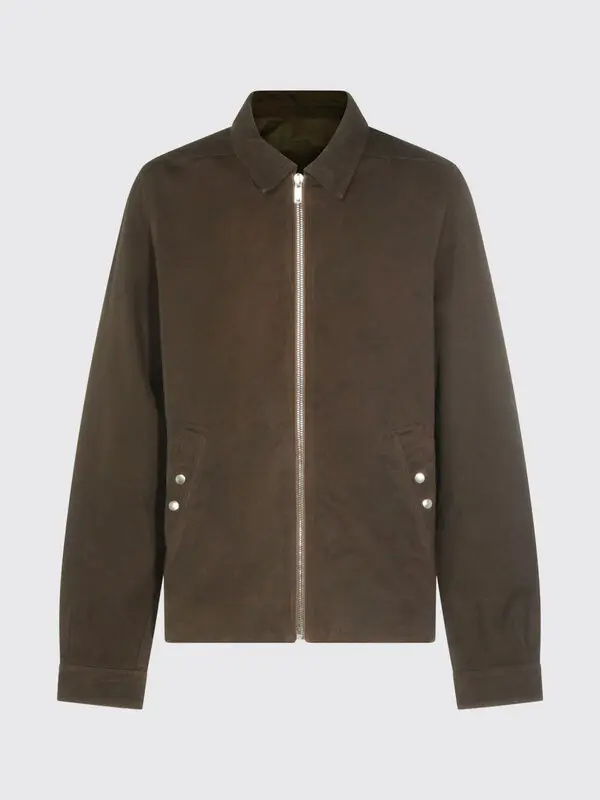 Rick Owens Cotton Shirt Jacket - Dust