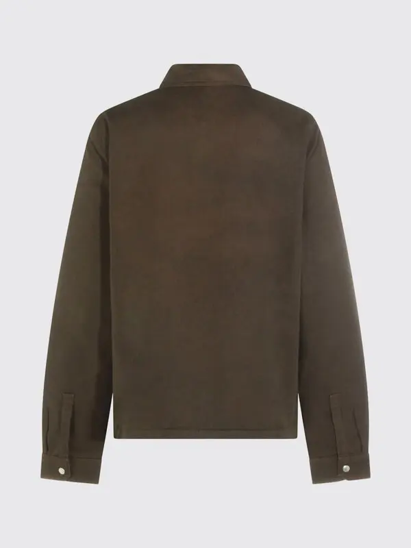 Rick Owens Cotton Shirt Jacket - Dust