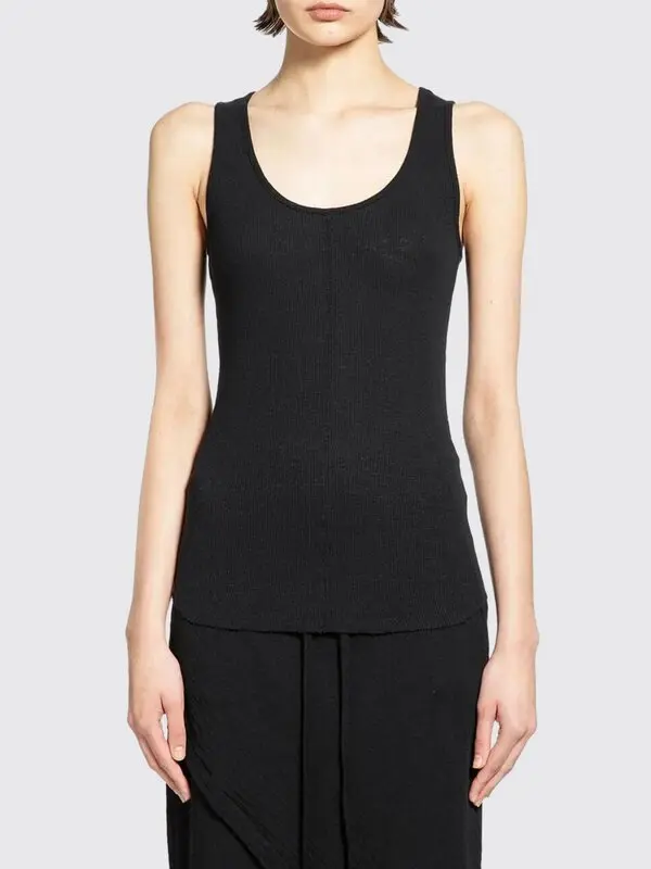 THOM KROM Cotton And Linen Top - Black
