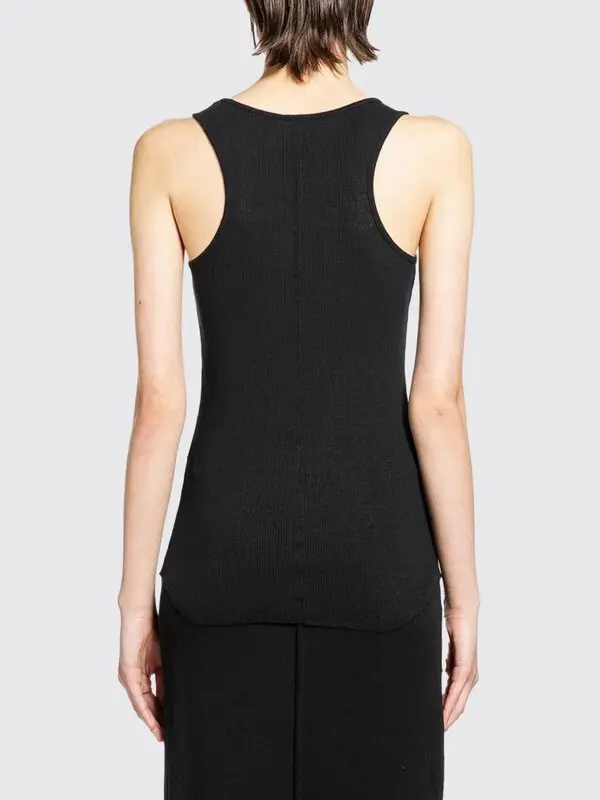 THOM KROM Cotton And Linen Top - Black