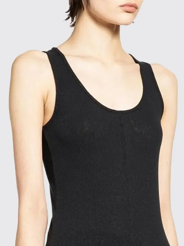 THOM KROM Cotton And Linen Top - Black