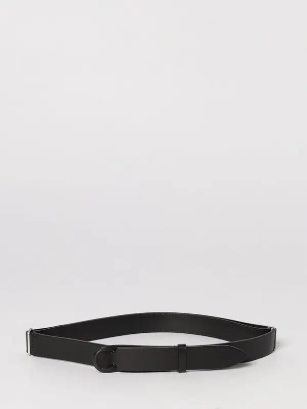 Orciani Leather Nobuckle Belt - Black