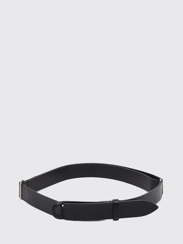 Orciani Smooth Calf Leather Belt - Black