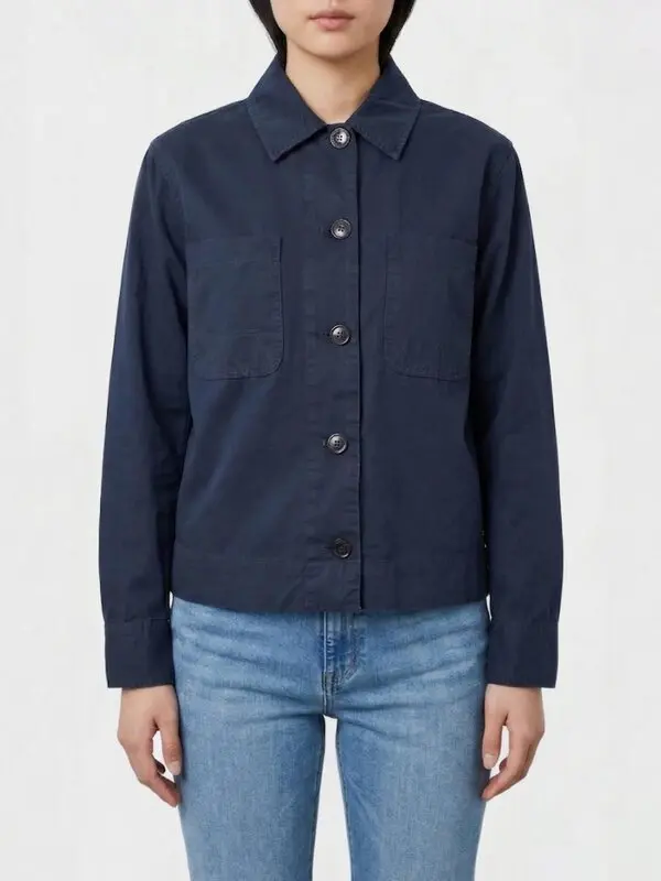 Woolrich Cotton Shirt Jacket - Blue