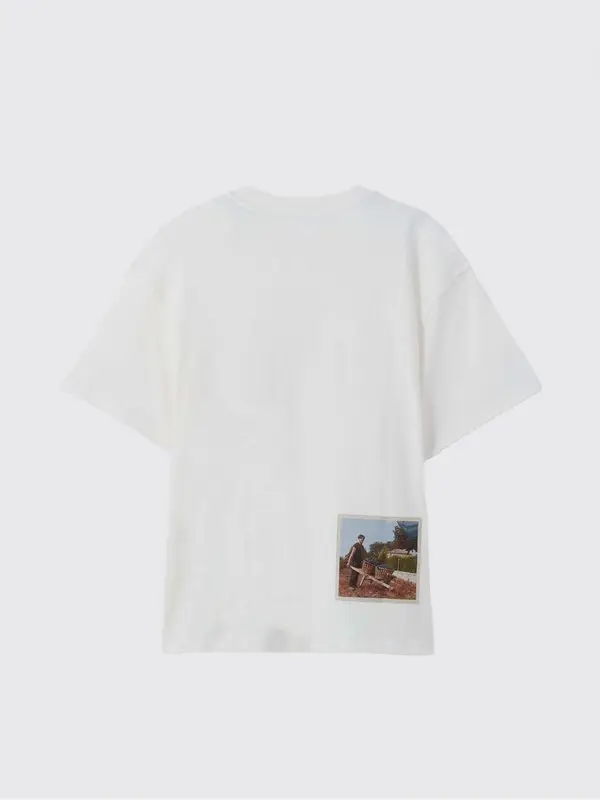 Jacquemus Cotton Blend Crewneck T-shirt With Graphic Print