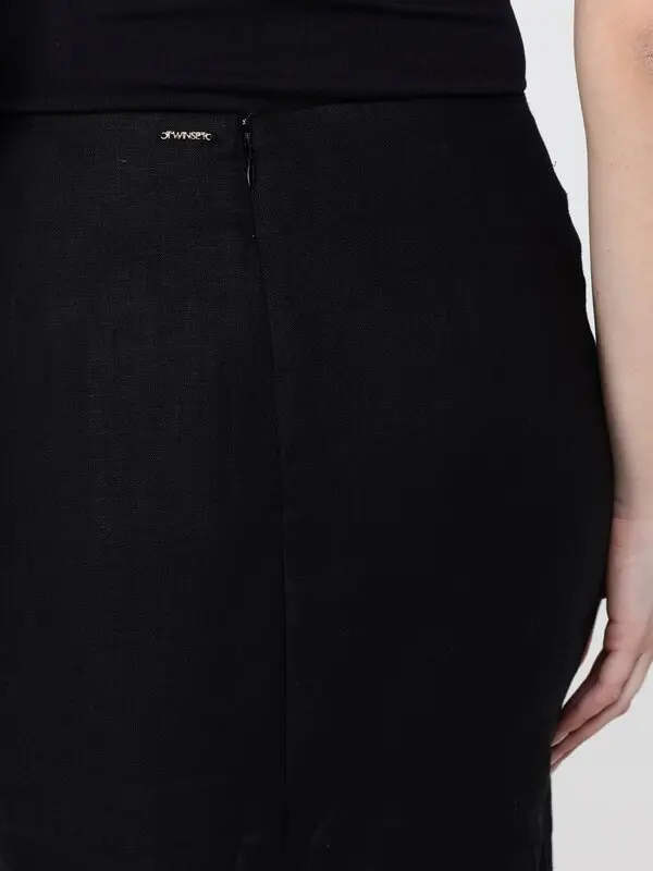 TWINSET Lace Insert Pencil Midi Skirt