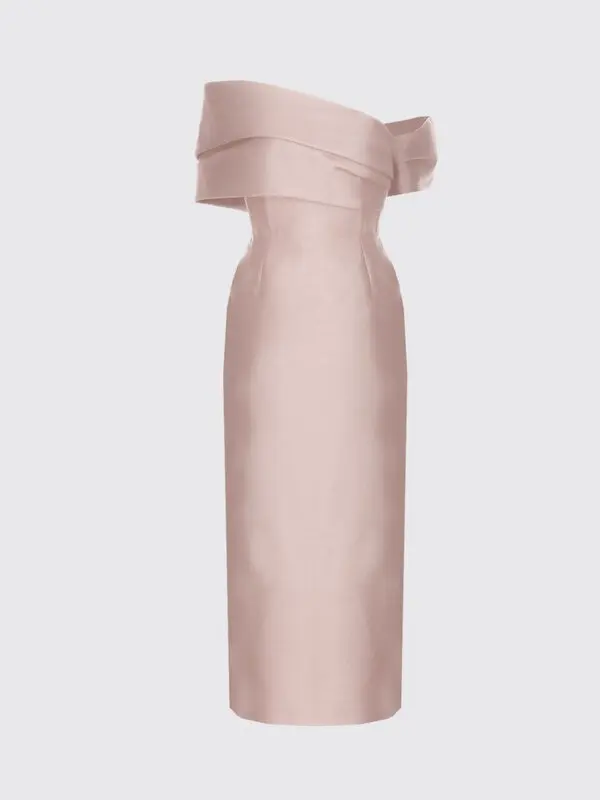 Solace London Satin Midi Dress