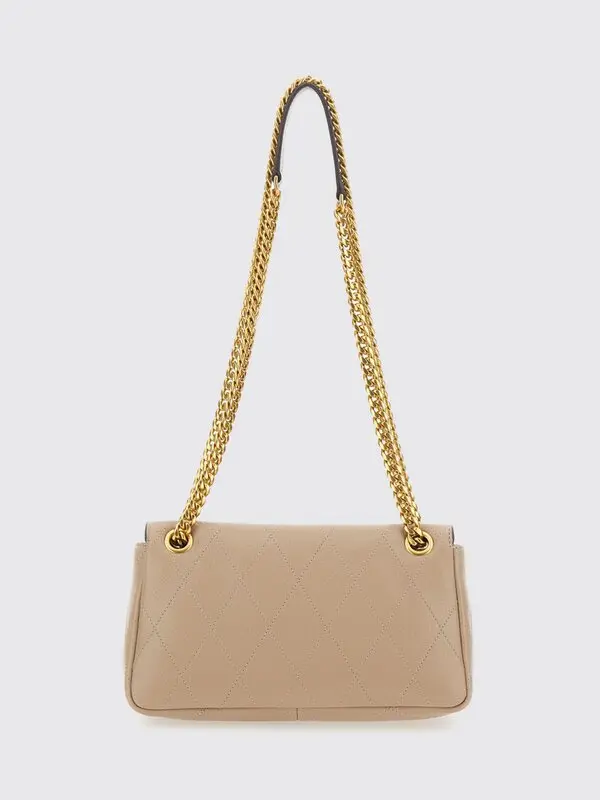 Tory Burch Charlie Quilted Leather Mini Crossbody Bag - Grey