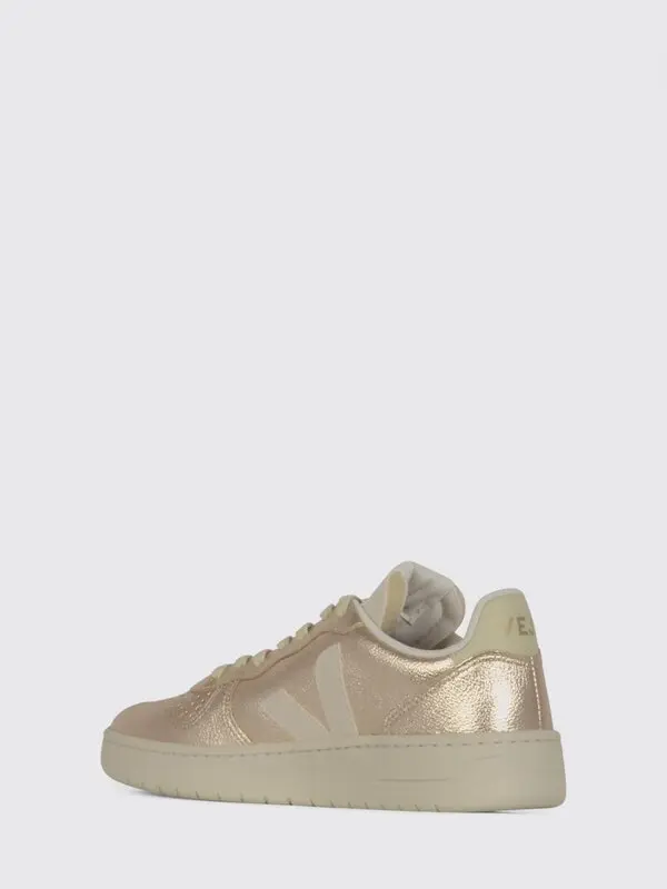 VEJA V-10 O.t. Laminated Leather Sneakers