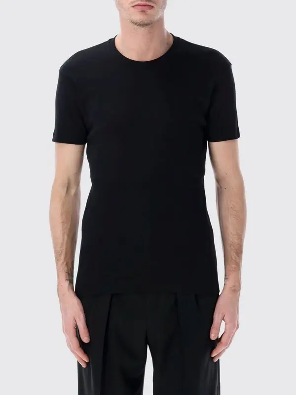 TOM FORD Basic Cotton T-shirt - Black