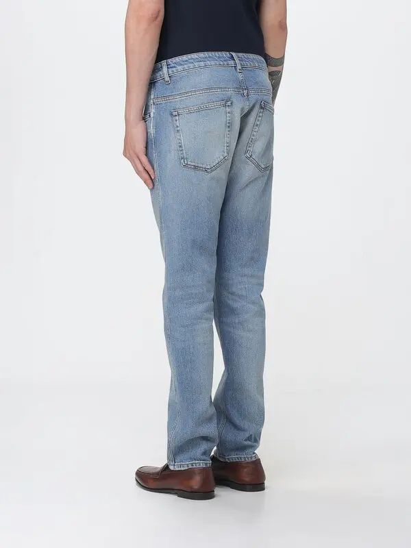 LARDINI Straight Stretch Denim Jeans