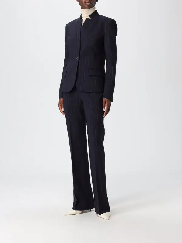 Pinko Tailored Blazer With Pin Stripes