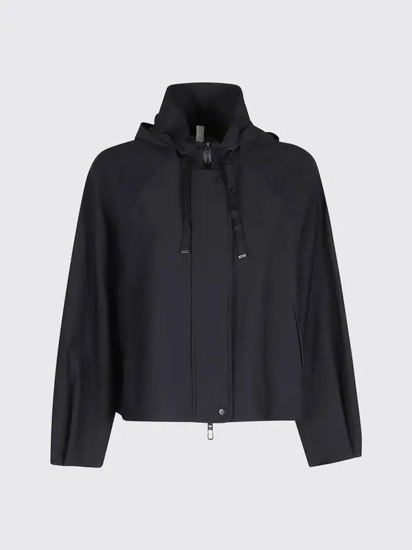 DUNO Technical Fabric Windbreaker Jacket With Hood And Drawstring