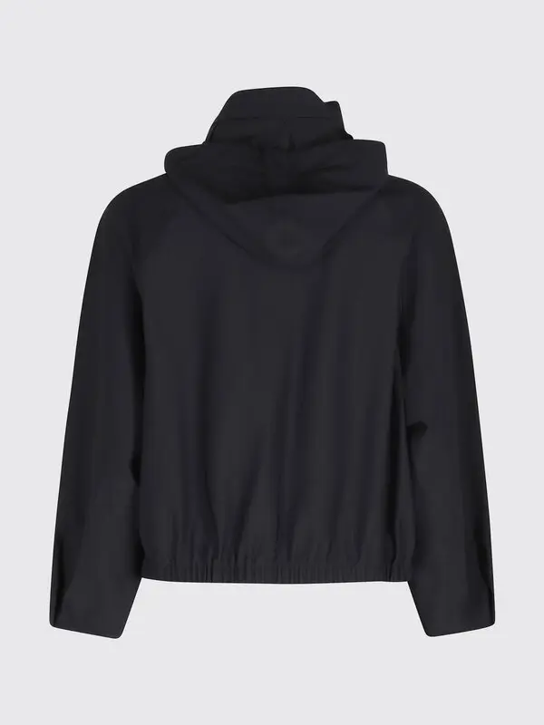 DUNO Technical Fabric Windbreaker Jacket With Hood And Drawstring