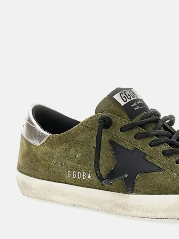 GOLDEN GOOSE Super-star Suede Sneakers With Distressed Effect