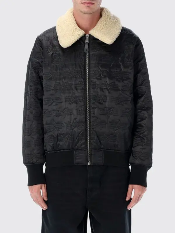 Alpha Industries Bomber Jacket With Shearling Collar