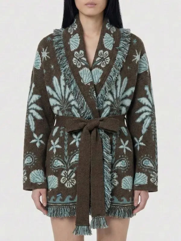Alanui Printed Jumper - Brown