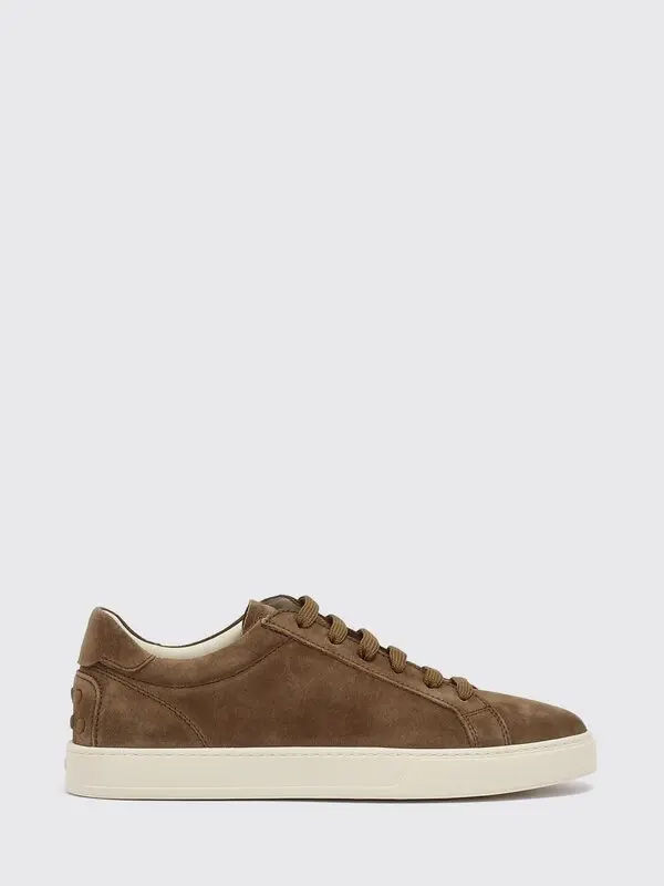 TOD'S Suede Lace-up Trainers - Brown
