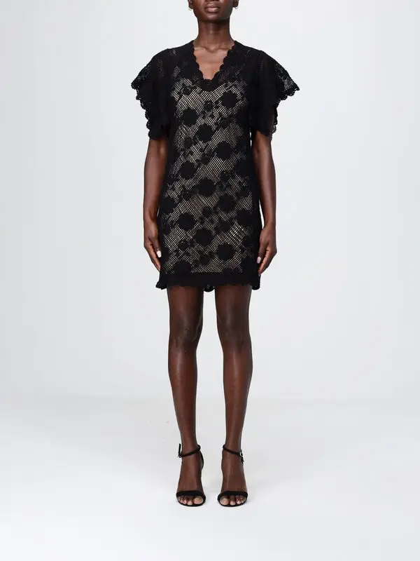 TWINSET Cotton Lace Mini Dress