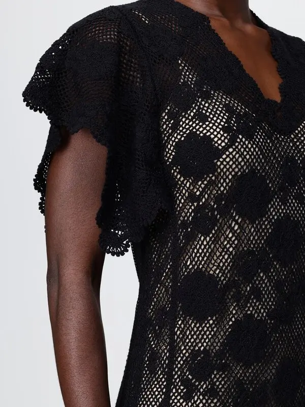 TWINSET Cotton Lace Mini Dress