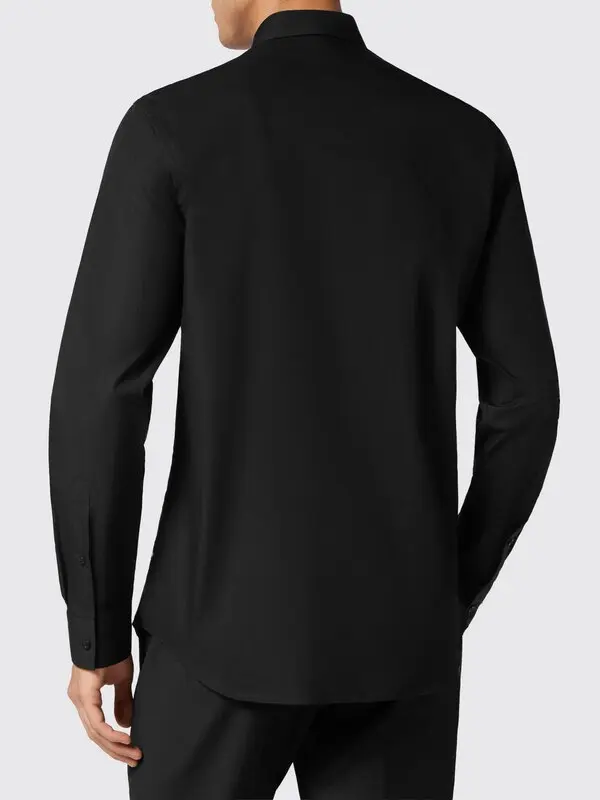 Philipp Plein Cotton Poplin Shirt With Rhinestones