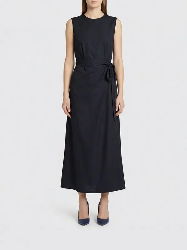 Aspesi Cotton Poplin Wrap Dress