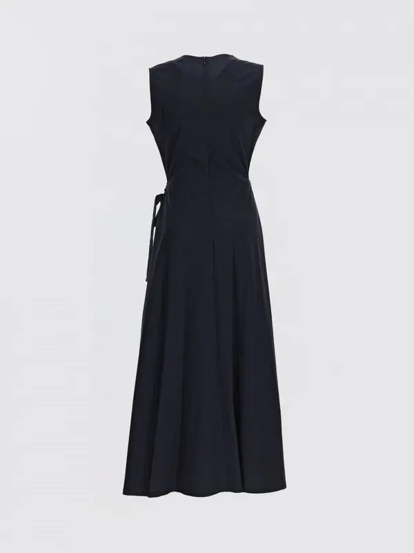 Aspesi Cotton Poplin Wrap Dress
