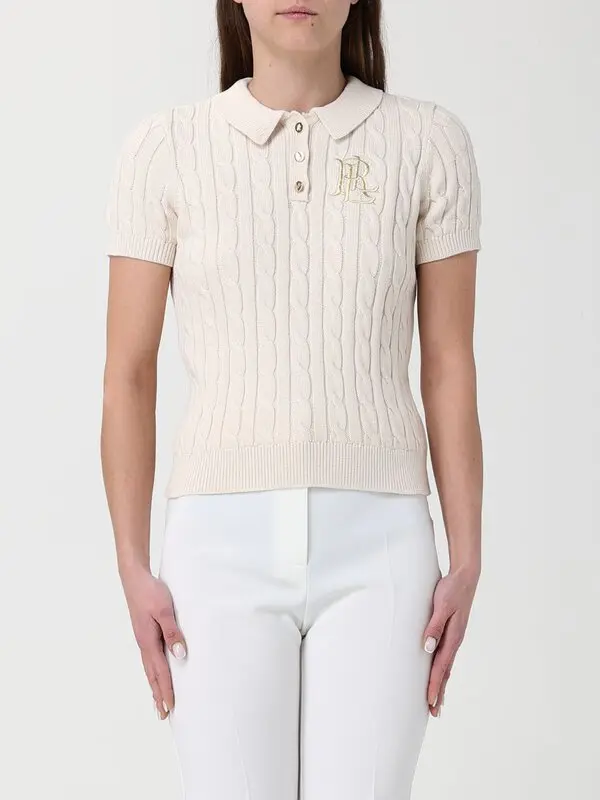Ralph Lauren Cotton Knit Polo Shirt - Beige