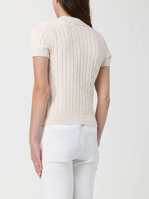 Ralph Lauren Cotton Knit Polo Shirt - Beige