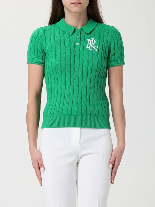 Ralph Lauren Cotton Knit Polo Shirt - Green