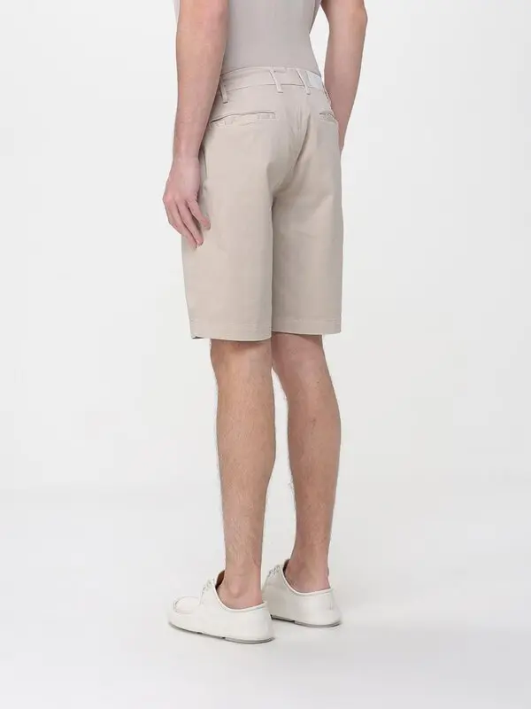 Eleventy Stretch Cotton Shorts - Sand