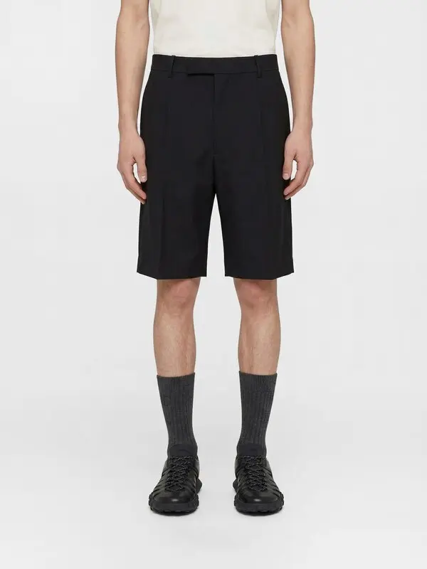 JIL SANDER Virgin Wool Tailored Shorts