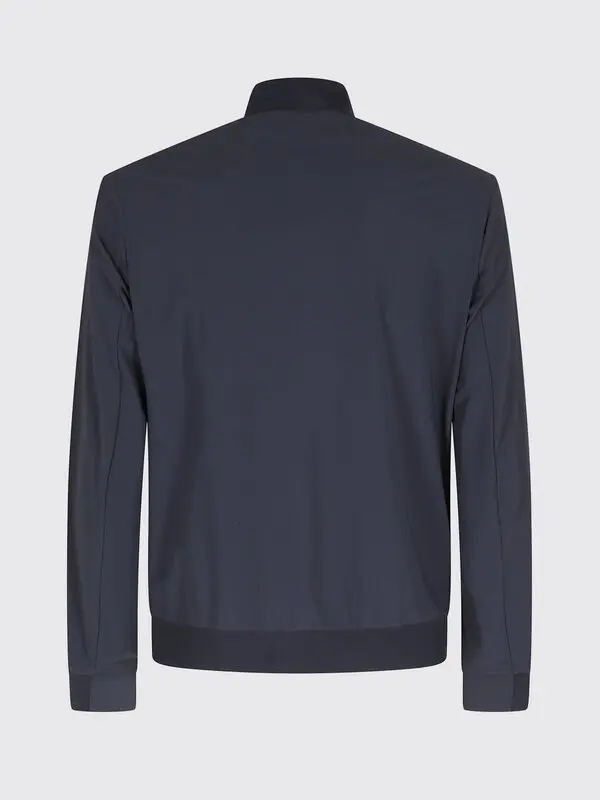 DUNO Sound Trevi Cotton Bomber Jacket With High Neck And Patch Pockets