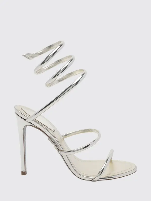 Rene Caovilla Cleo Patent Leather Stiletto Sandals