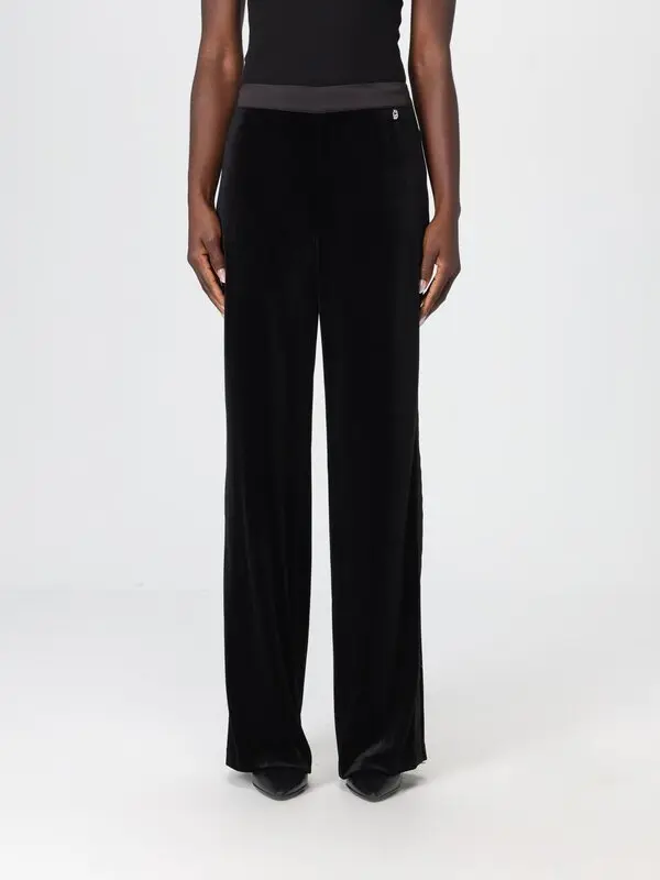 Liu Jo Wide Leg Velvet Trousers