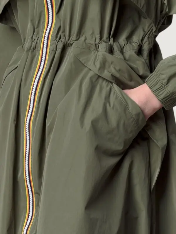 K-WAY Aube Memory Touch Nylon Hooded Jacket