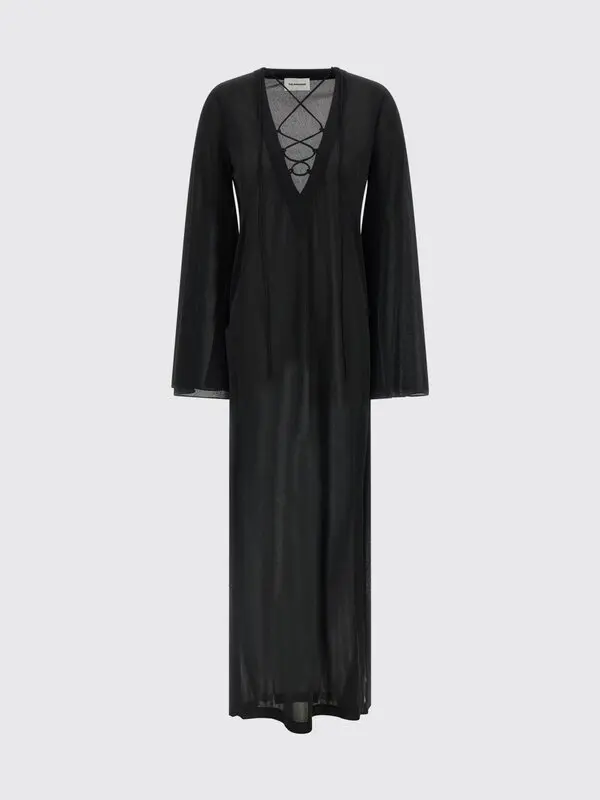 Andamane Ava Long V-neck Jersey Caftan