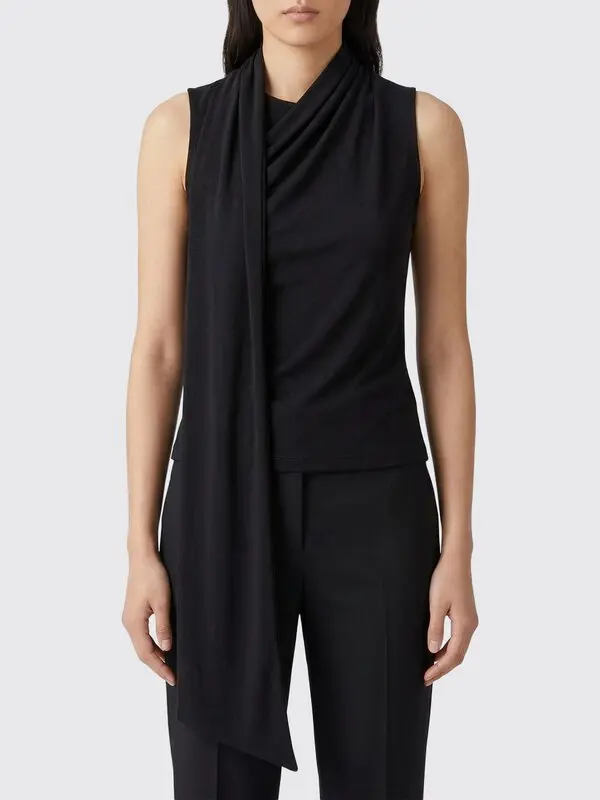AMI Paris Stretch Viscose Top