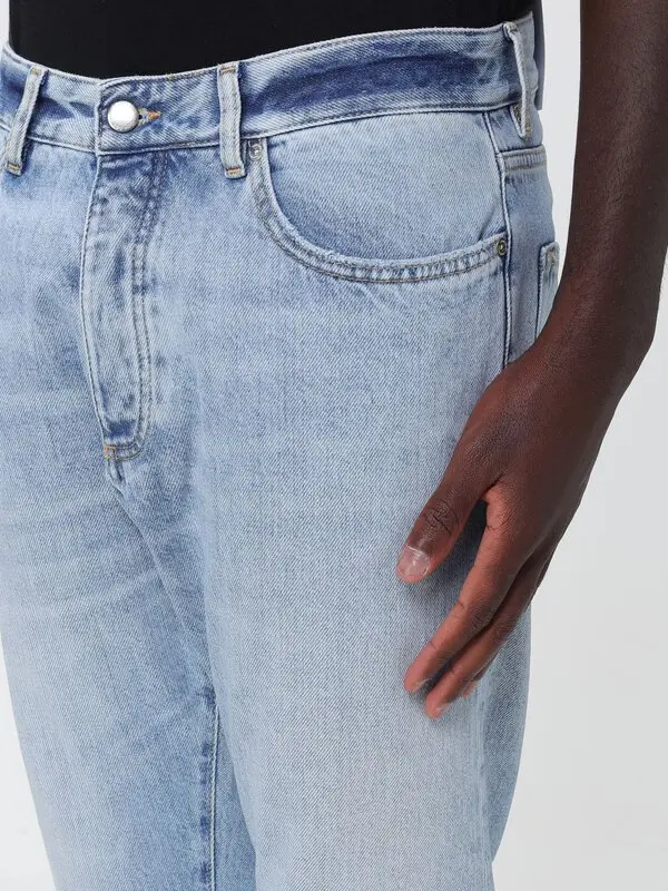 ICON DENIM LOS ANGELES Straight Leg Jeans - Stone Washed