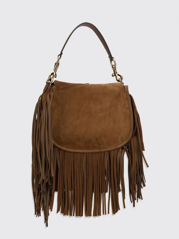 Etro Pony Suede Bag With Maxi Fringes