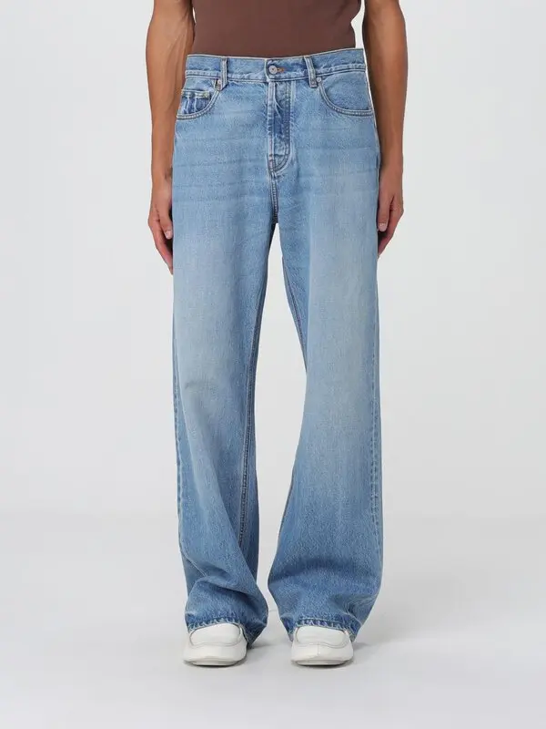 Jacquemus Straight Fit Cotton Denim Jeans