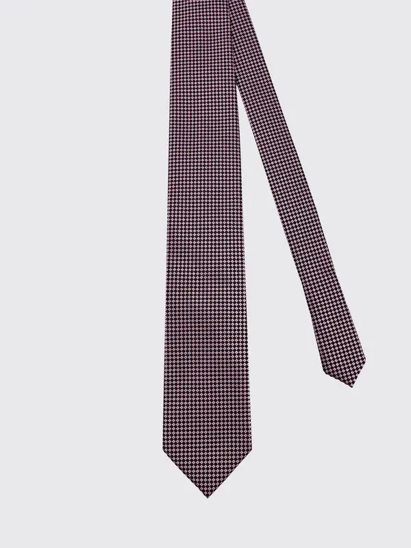 TOM FORD Jacquard Silk Tie - Pink