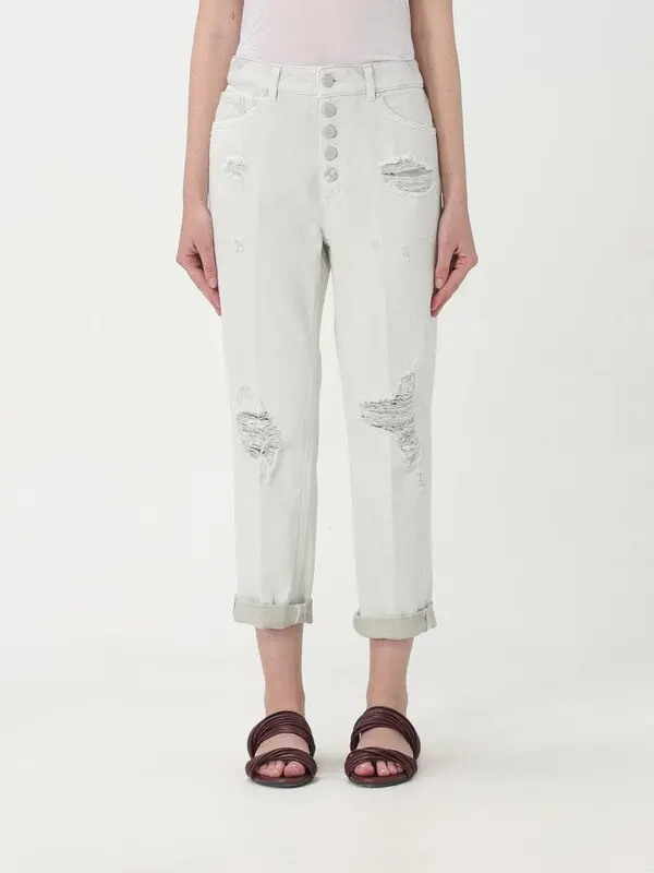 DONDUP Distressed Button-fly Trousers