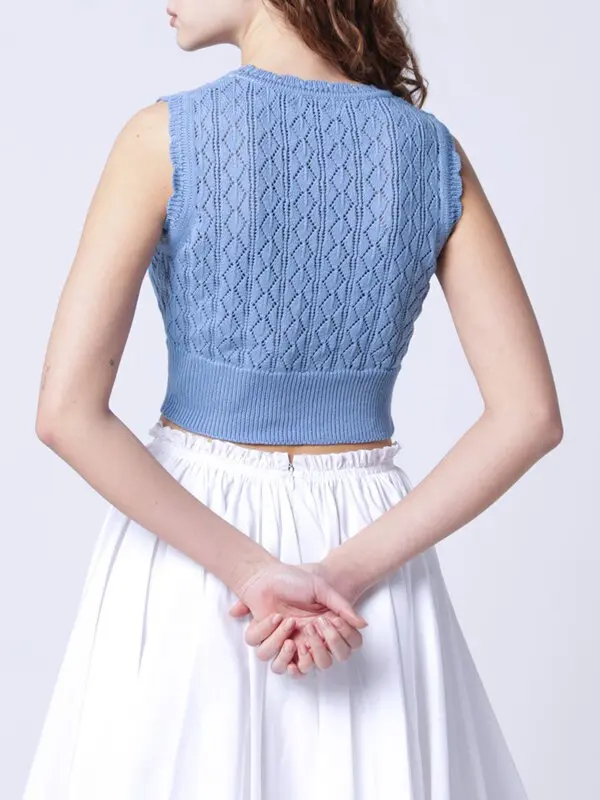 VIVIENNE WESTWOOD Ella Knit Top - Blue