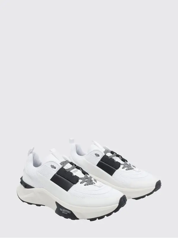 Valentino Garavani Mesh Lace-up Sneakers